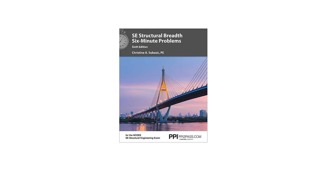 博客來-Ppi2pass Se Structural Breadth Six-Minute Problems, 6th Edition ...