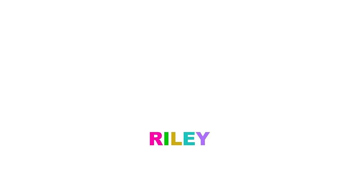 博客來-Riley: A 6x9 Lined Journal (Riley in colorful letters on a white cover)