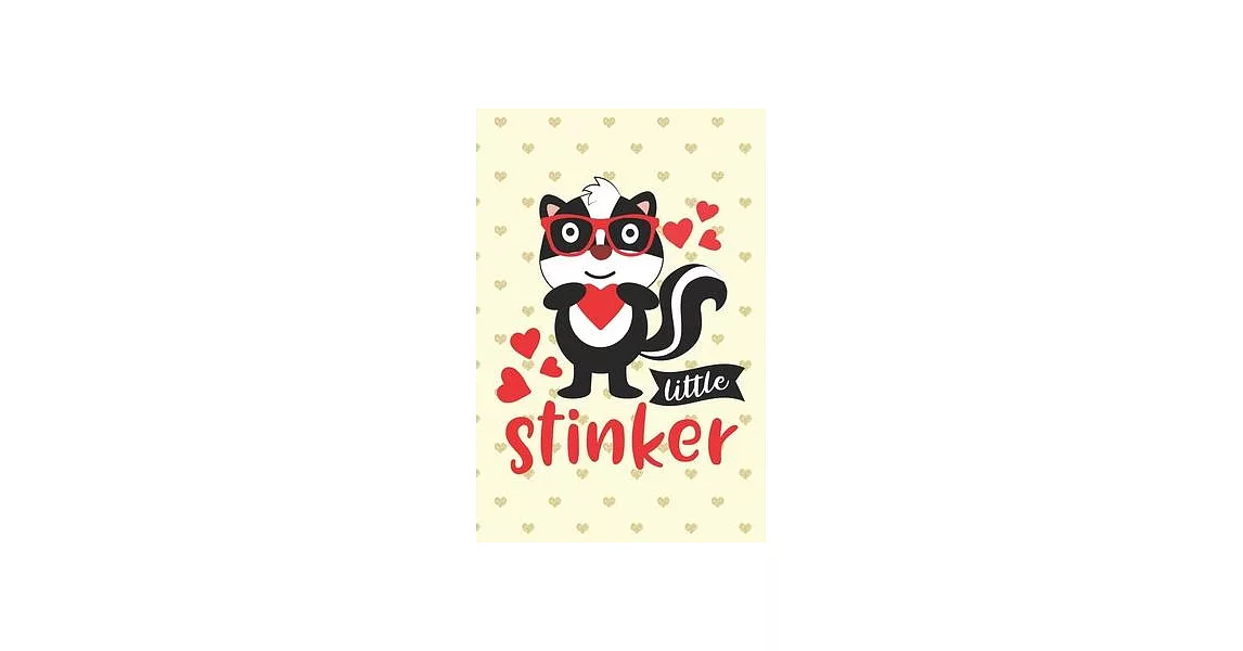 博客來-Little Stinker - Cute Funny Skunk on Yellow Cover Valentine Gift ...