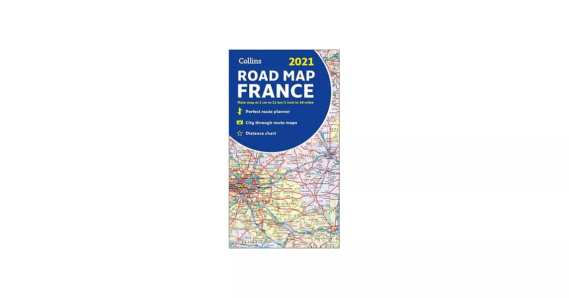 博客來-2021 Collins Road Map France