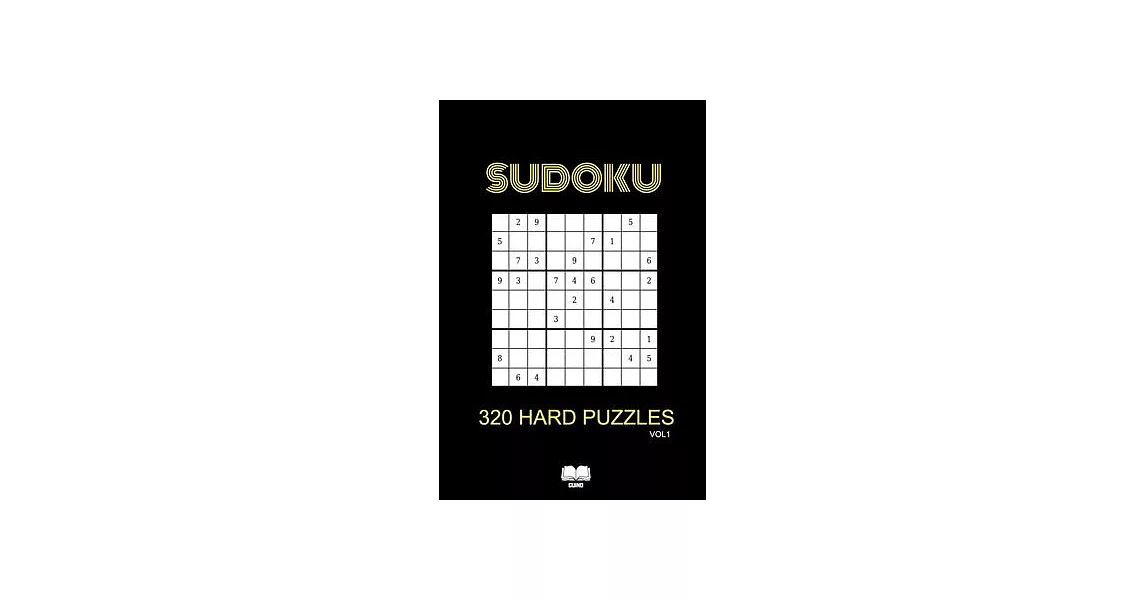 博客來-Sudoku book: 320 hard puzzles with solutions: Sudoku book: 320 hard ...