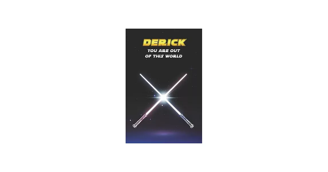 博客來-Derick You Are Out Of This World: Unique Personalised Full Lined ...