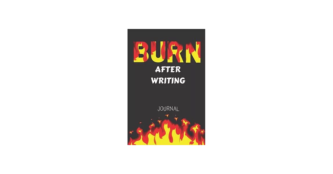 博客來-Burn After Writing Journal: Destroy this Notebook Write & release ...