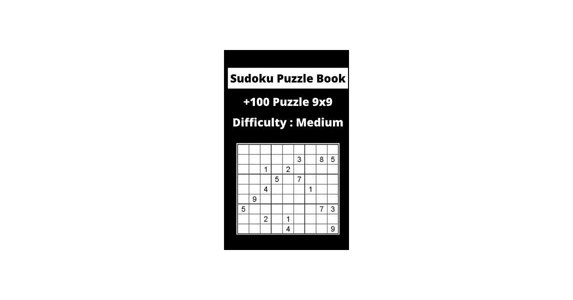 博客來-Sudoku Puzzle Book sudoku: Difficulty: Medium sudoku / puzzles 9x9 ...