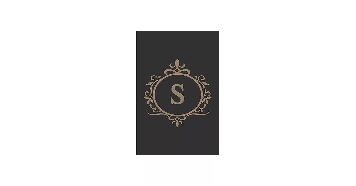 博客來-S: monogram initial Letter S - Personalized Initial Monogram Letter ...