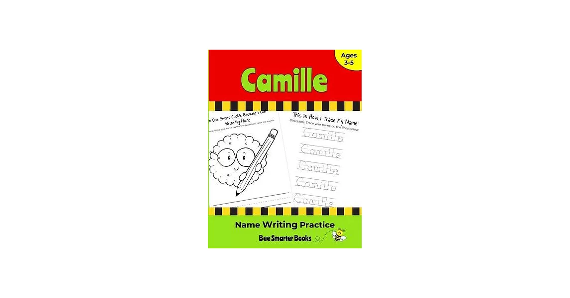 博客來-Camille Name Writing Practice: Personalized Name Writing Activities ...