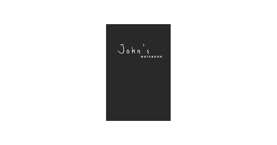 博客來-John’’s notebook: Beautiful notebook for men named John