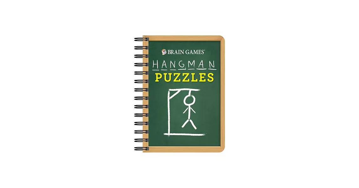 博客來-Mini Brain Games Hangman Puzzles