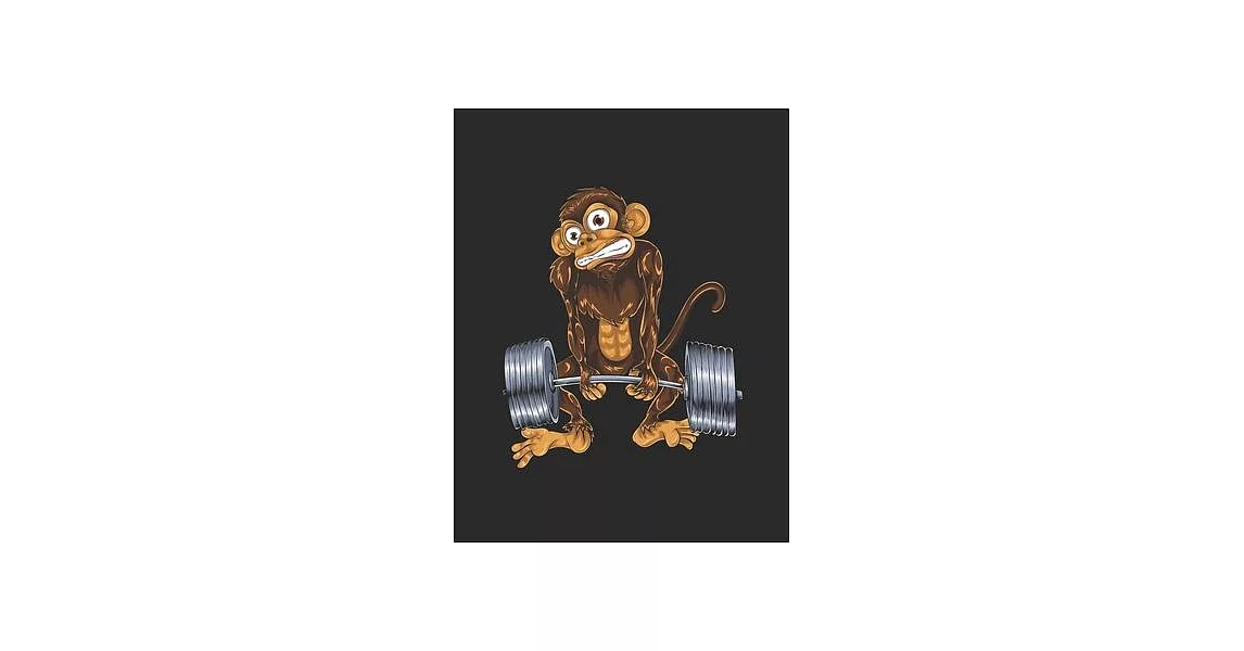 博客來-Funny Animal Workout - Monkey Deadlift: Exercise Tracking Sheet ...