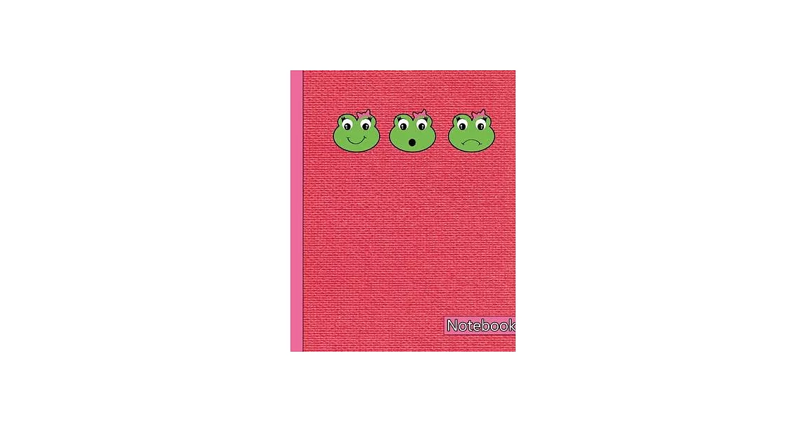 博客來-Notebook: Green Funny Froggy Notebook Journal For Girls- 8x10 in ...