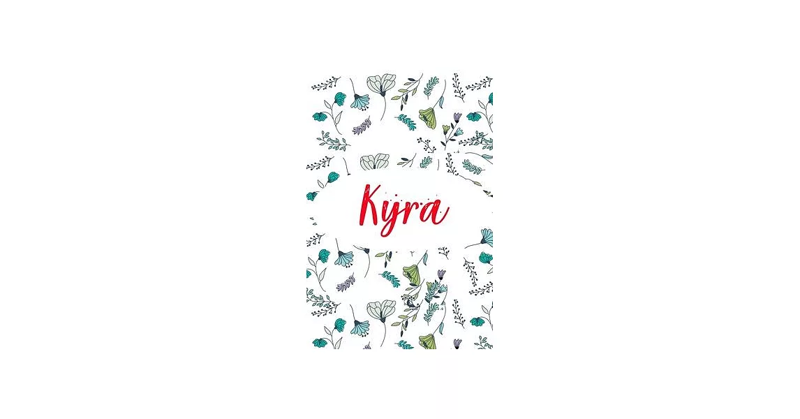 博客來-Kyra: ⭐ 6x9 Lined notebook Journal - 120 pages - Personalized Gift ...