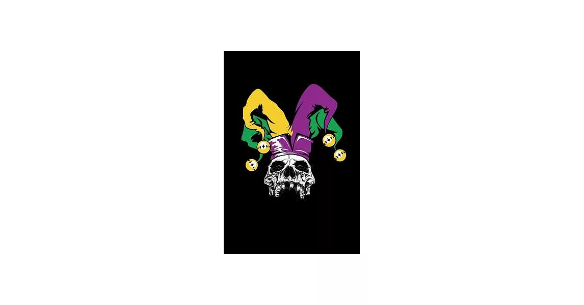 博客來-Jester Hat Skull: Mardi Gras Notebook - Cool Carnival Shrove ...