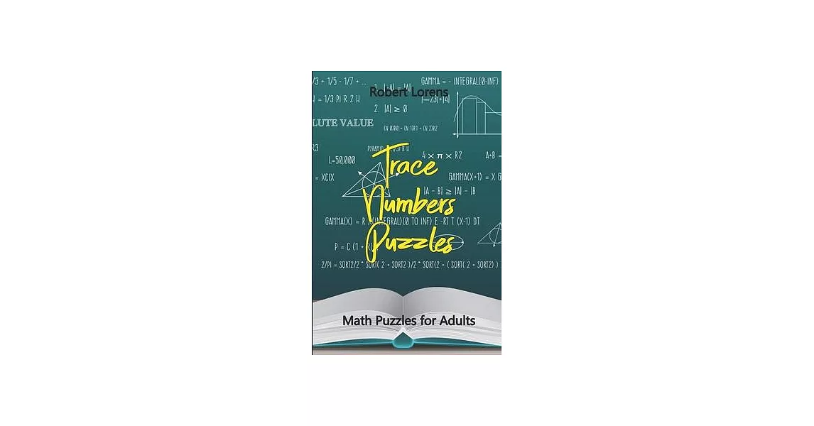 博客來-Math Puzzles for Adults: Trace Numbers Puzzles