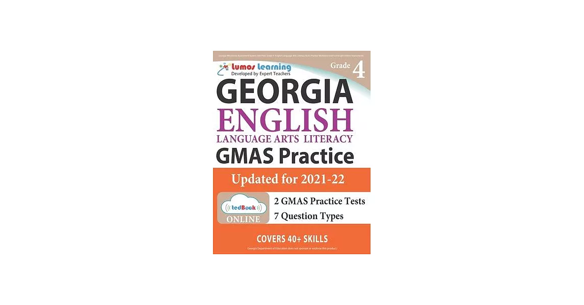 博客來-Georgia Milestones Assessment System Test Prep: Grade 4 English ...