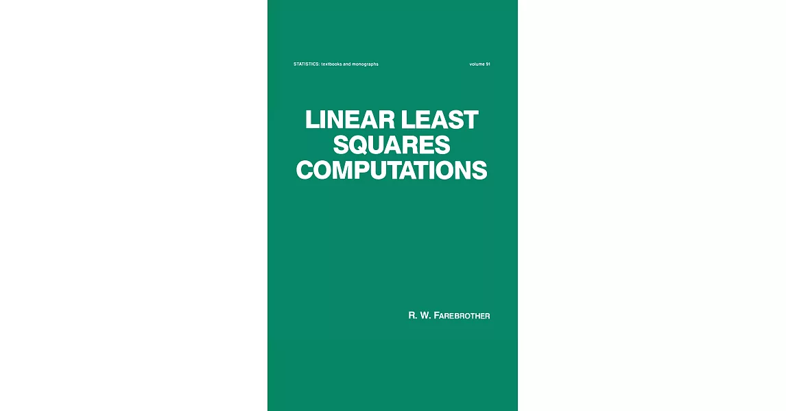 博客來-Linear Least Squares Computations