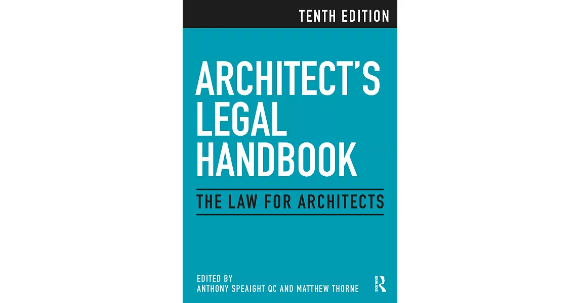 博客來-Architect’’s Legal Handbook: The Law for Architects