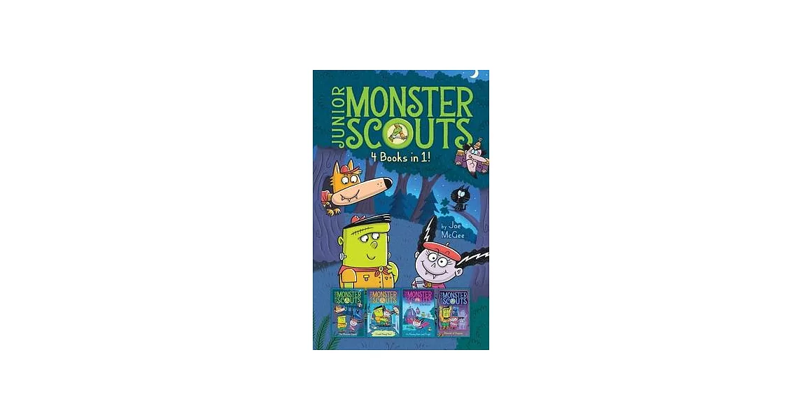博客來-Junior Monster Scouts 4-Books-In-1!: The Monster Squad; Crash! Bang ...