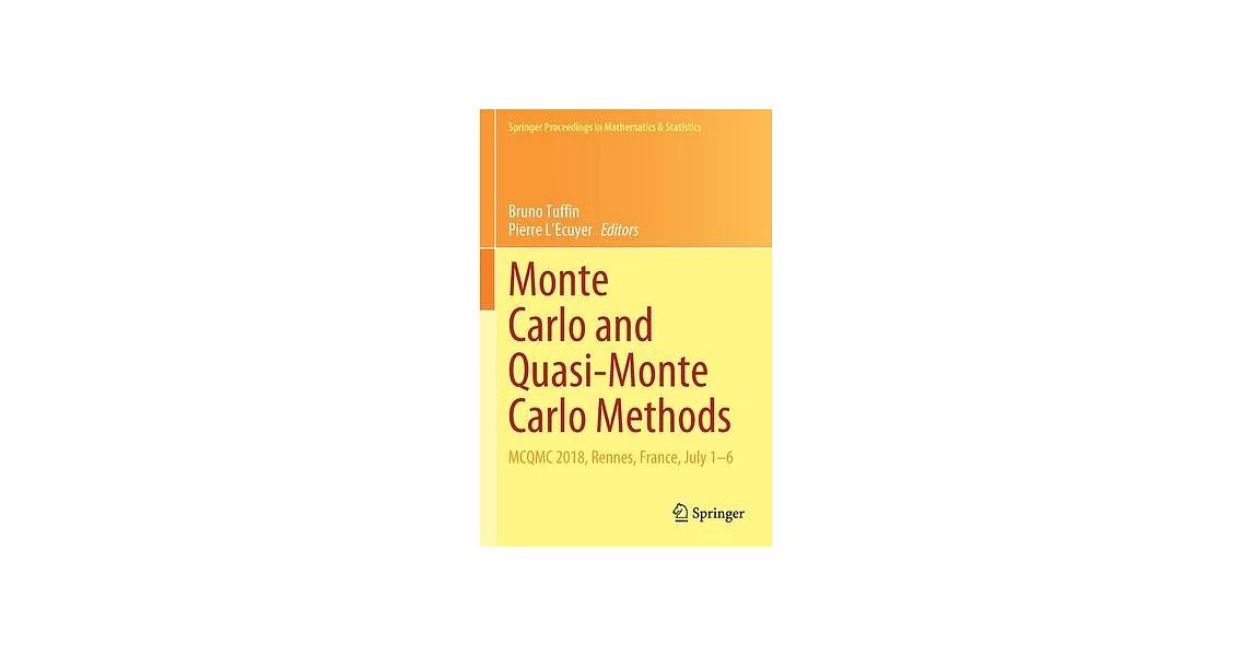 博客來-Monte Carlo and Quasi-Monte Carlo Methods: McQmc 2018, Rennes ...