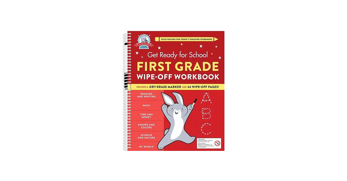 博客來-Get Ready for School: First Grade Wipe Off Workbook