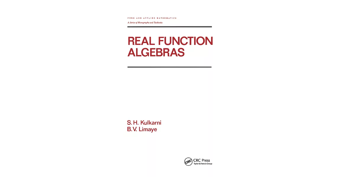 博客來-Real Function Algebras