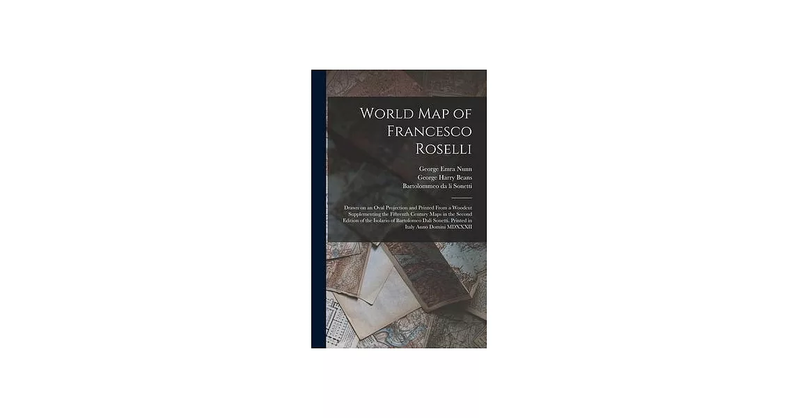 博客來-World Map of Francesco Roselli: Drawn on an Oval Projection and ...