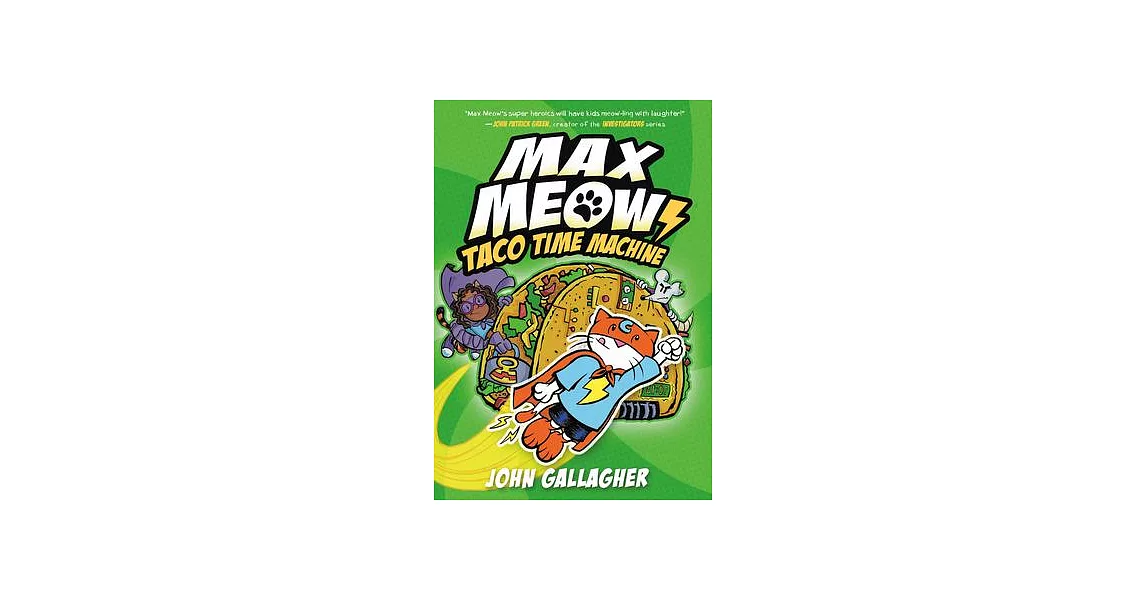 博客來-Max Meow Book 4: Taco Time Machine (A Graphic Novel)