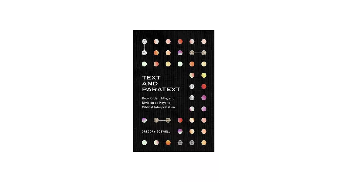 博客來 Text And Paratext Book Order Title And Division As Keys To