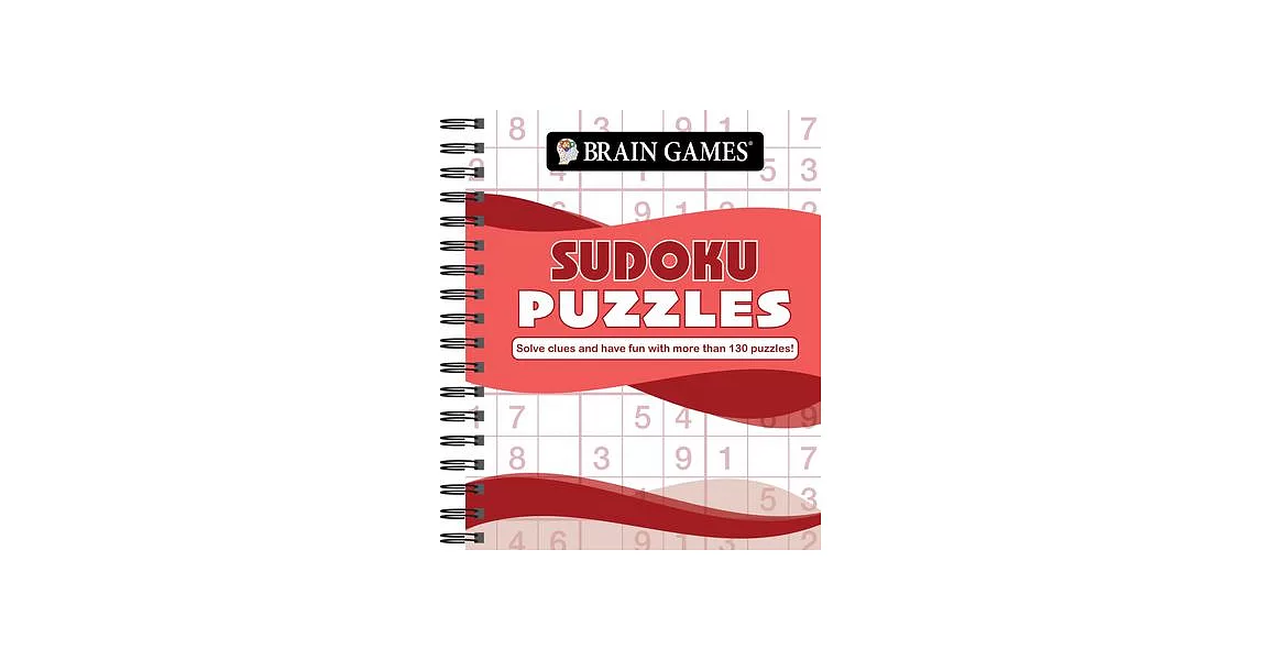 博客來-Brain Games - Sudoku Puzzles (Waves): Solve Clues and Have Fun with More Than 130 Puzzles!