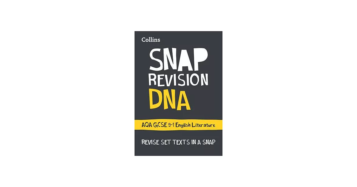 博客來-Collins GCSE 9-1 Snap Revision - Dna: Aqa GCSE 9-1 English ...