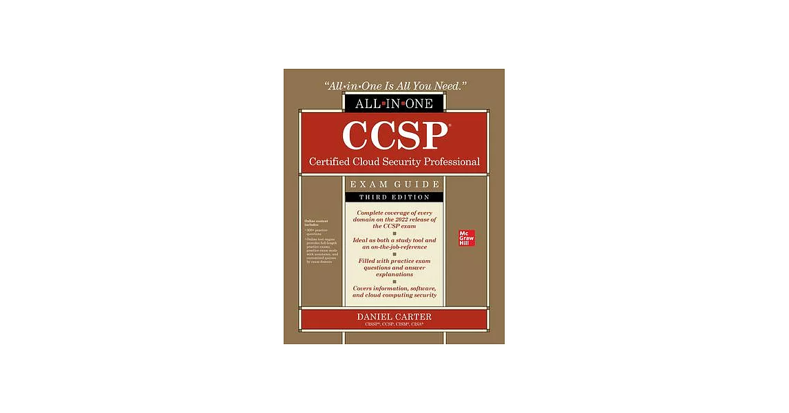 博客來-Ccsp Certified Cloud Security Professional All-In-One Exam Guide ...