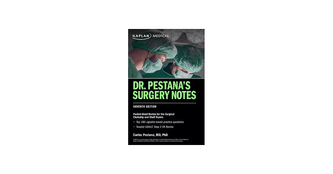 博客來-Dr. Pestana’s Surgery Notes: Pocket-Sized Review for the Surgical ...
