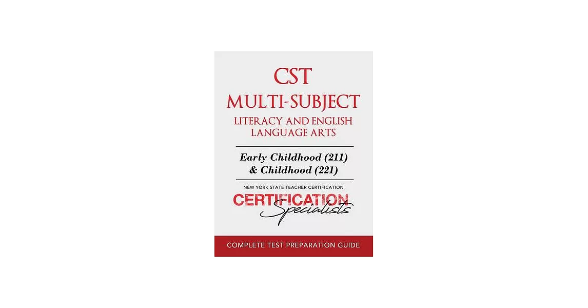 博客來-CST Multi-Subject Literacy and English Language Arts