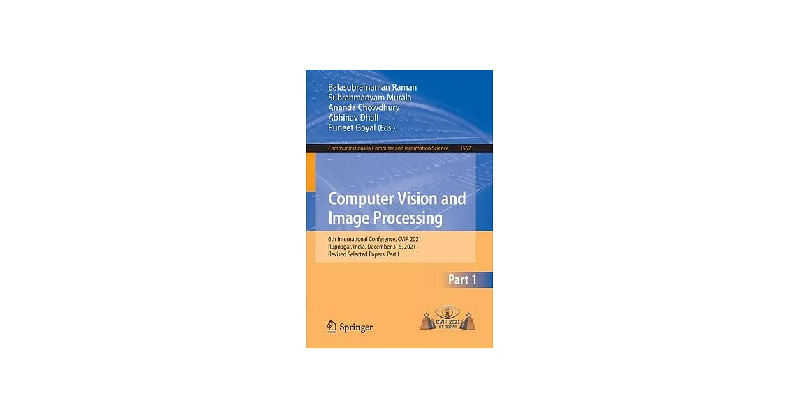 博客來-Computer Vision and Image Processing: 6th International Conference ...