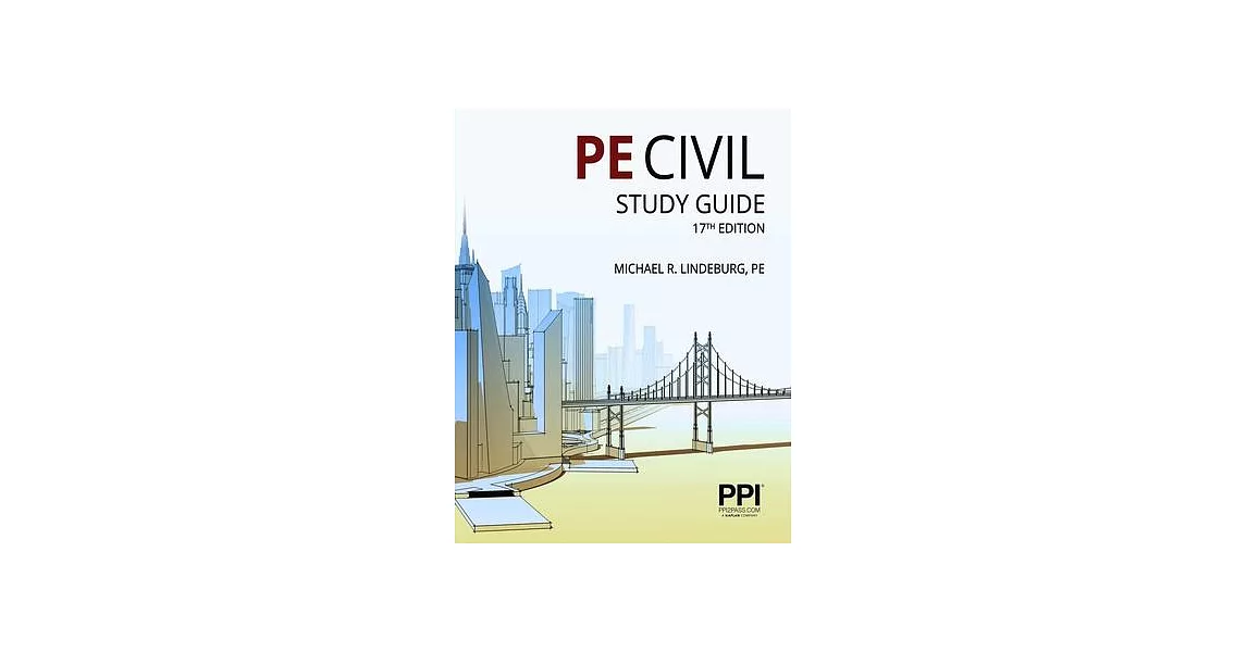 博客來-Ppi Pe Civil Study Guide, 17th Edition