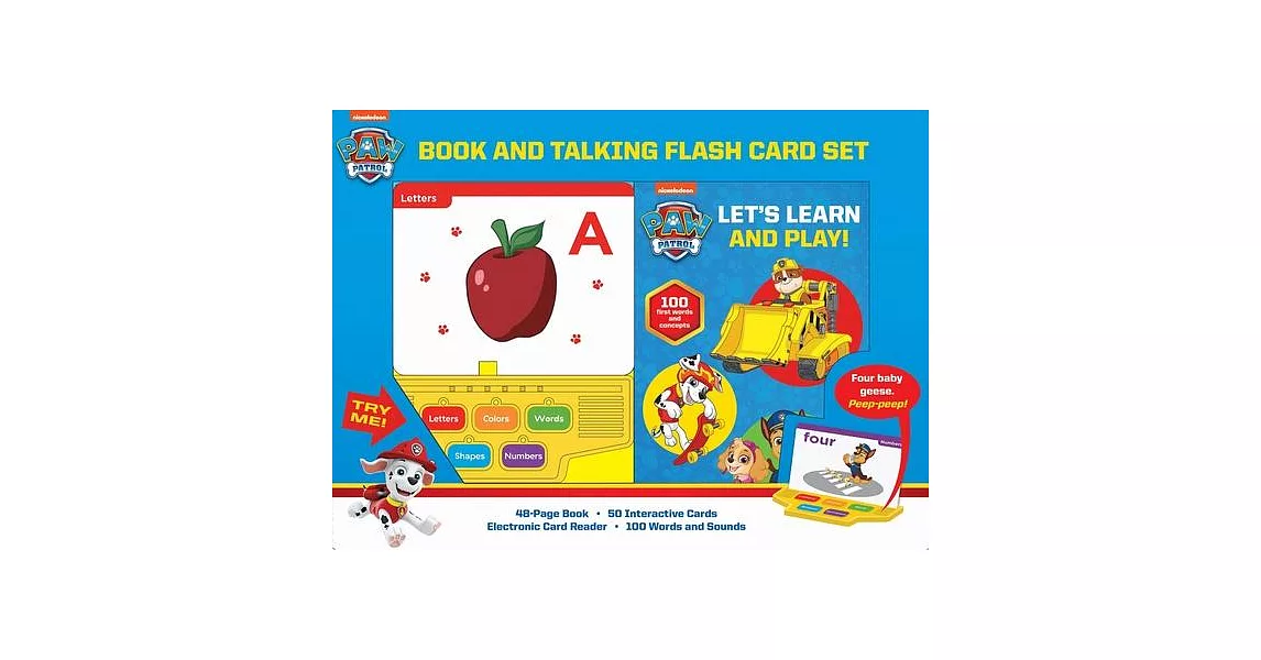 博客來-Nickelodeon Paw Patrol: Let’s Learn and Play! Book and Talking ...