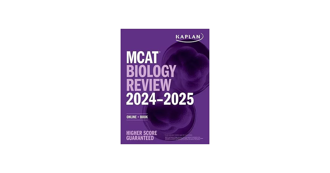 博客來-MCAT Biology Review 2024-2025: Online + Book