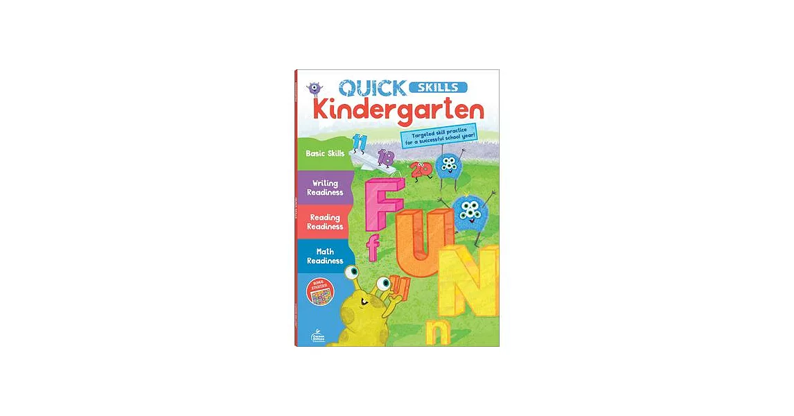 博客來-Quick Skills Kindergarten Workbook