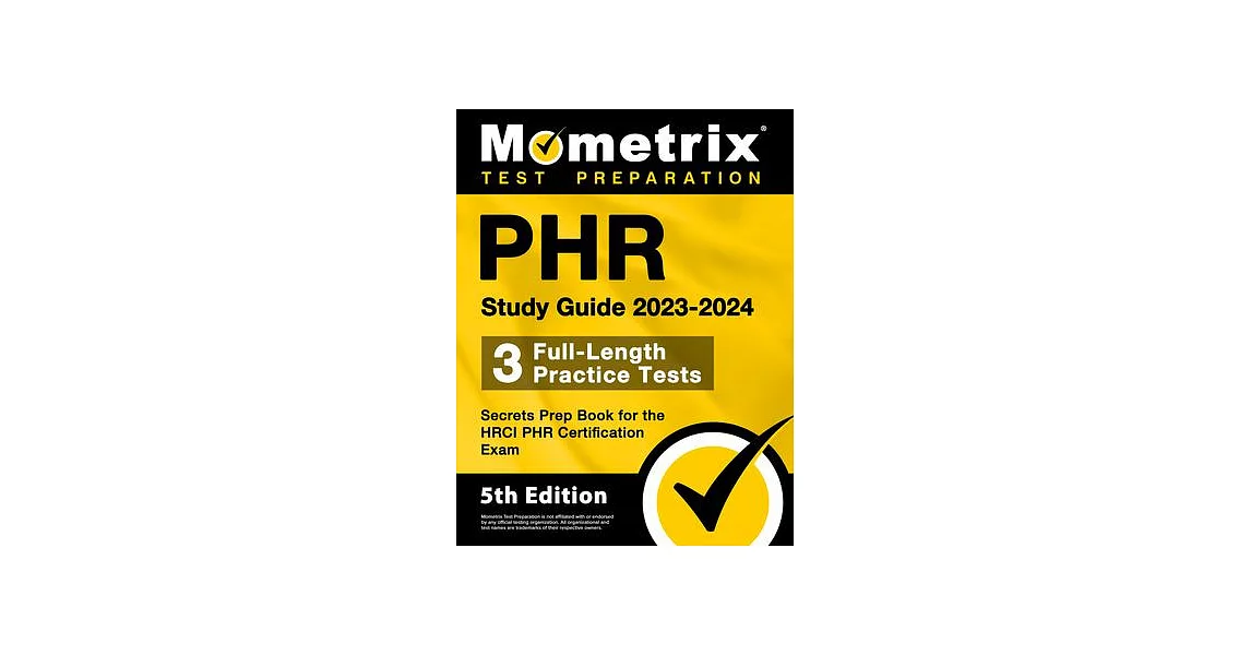 博客來-PHR Study Guide 2023-2024 - 3 Full-Length Practice Tests, Secrets ...