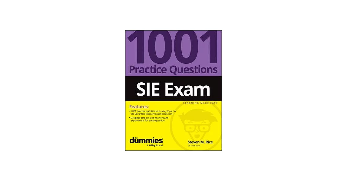 博客來-Sie Exam: 1001 Practice Questions for Dummies