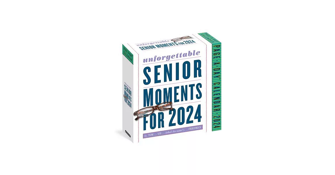 博客來-Unforgettable Senior Moments Page-A-Day Calendar 2024