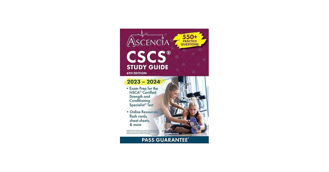 博客來-CSCS Study Guide 2023-2024: 550+ Practice Questions, Exam Prep for ...