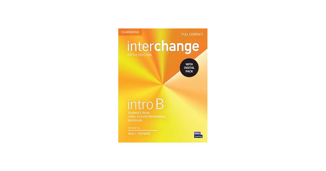 博客來-Interchange Intro B Full Contact with Digital Pack [With eBook]