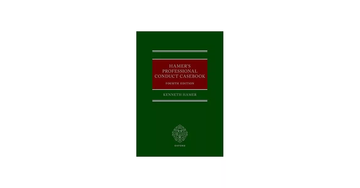 博客來-Hamers Professional Conduct Casebook 4th Edition