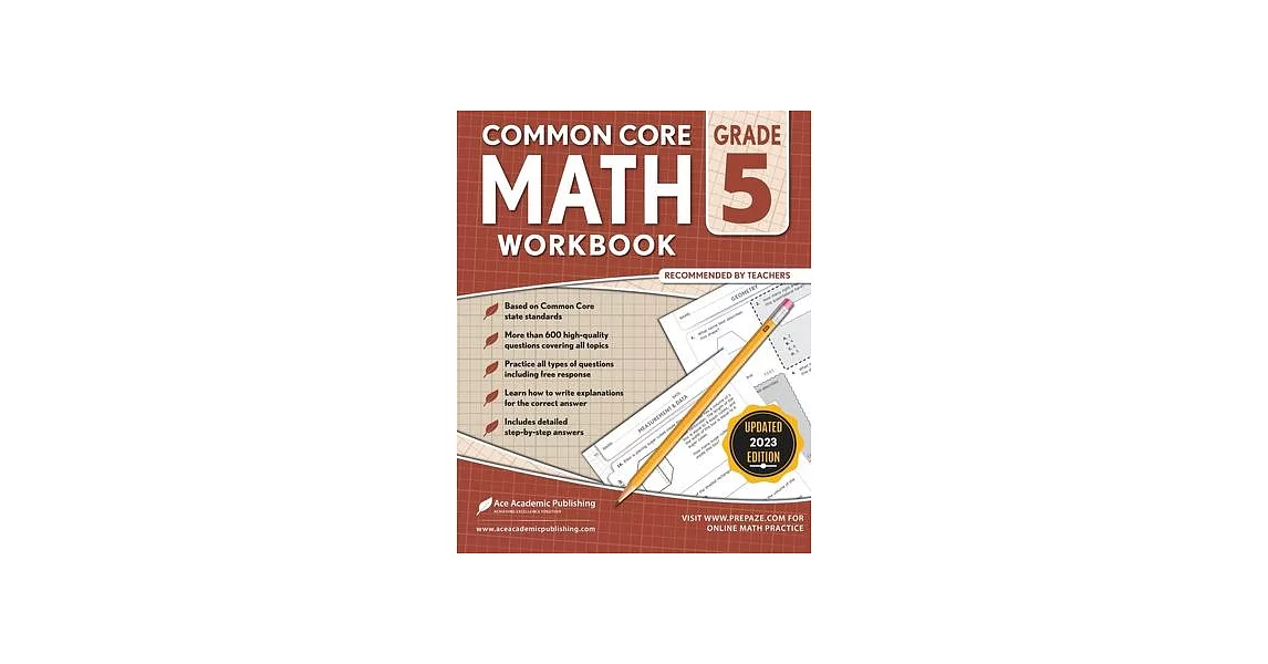 博客來-Common Core Math Workbook: Grade 5