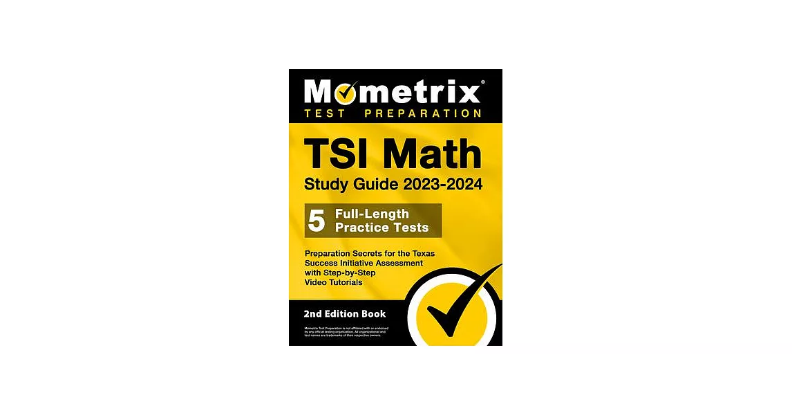 博客來-Tsi Math Study Guide 2023-2024 - 5 Full-Length Practice Tests ...