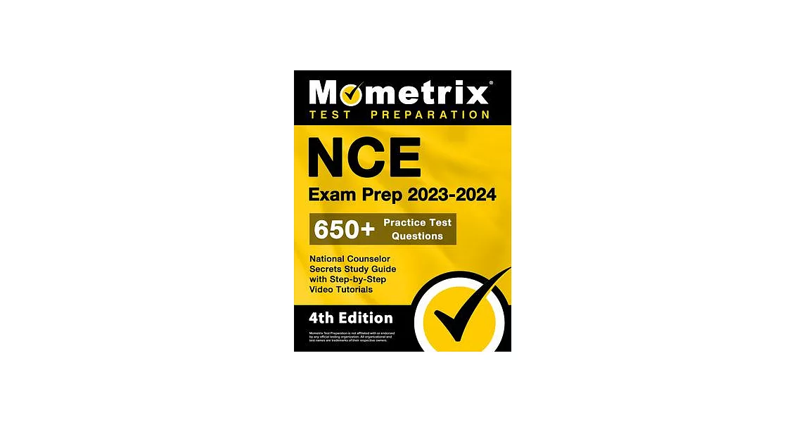 博客來-Nce Exam Prep 2023-2024 - 650+ Practice Test Questions, National ...