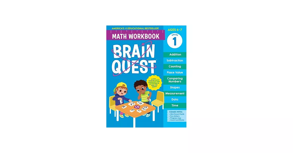 博客來-Brain Quest Math Workbook: 1st Grade
