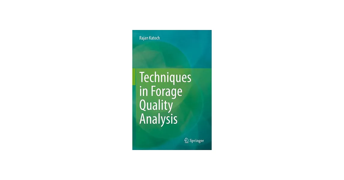 博客來-Techniques in Forage Quality Analysis