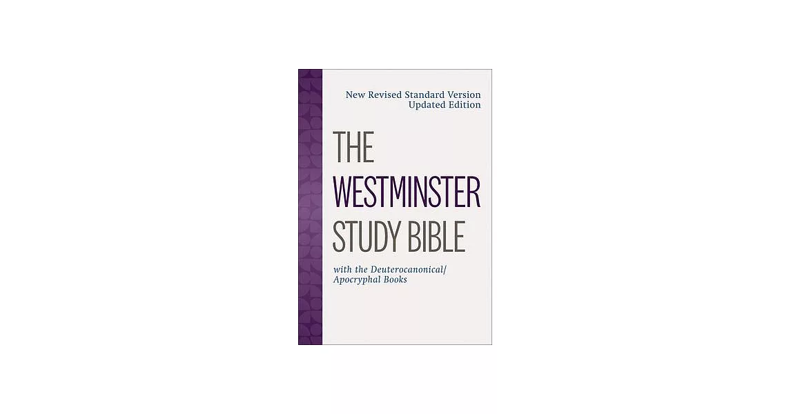 博客來-The Westminster Study Bible: New Revised Standard Version Updated ...