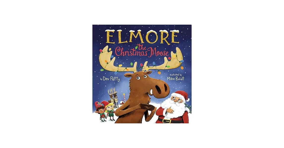 博客來-Elmore the Christmas Moose